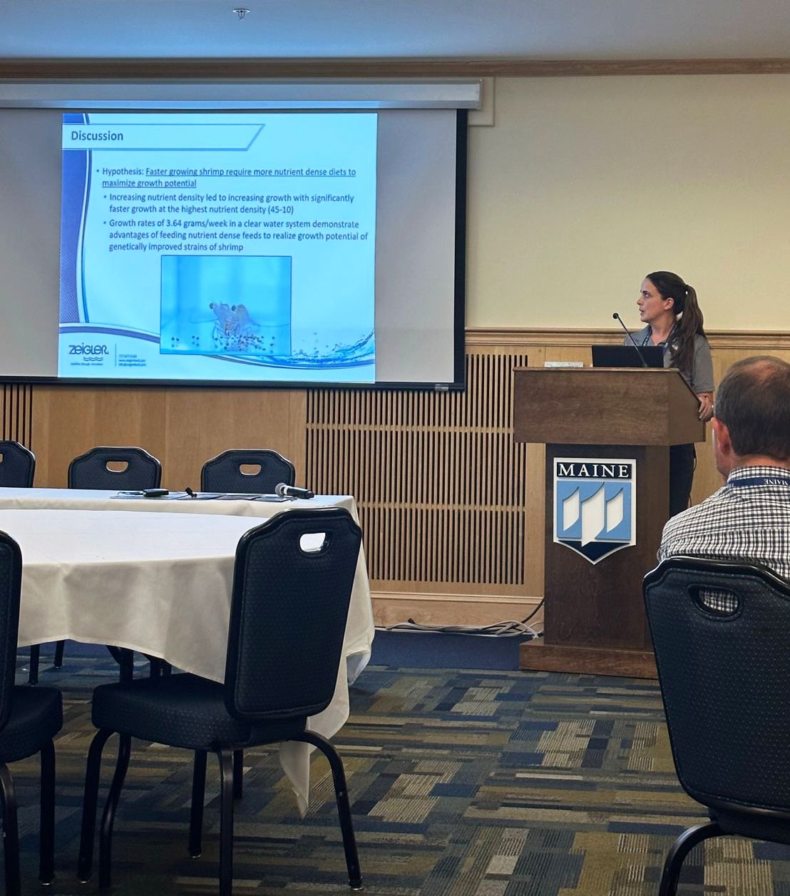 Zeigler Animal Nutritionist presents at the Fish and Feed Nutrition ...