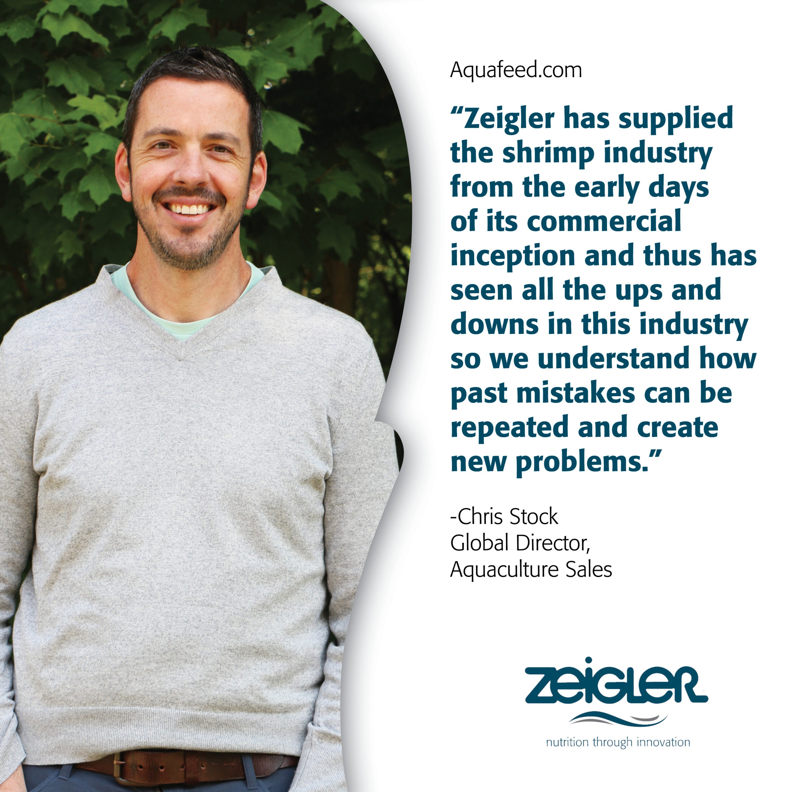 Chris Stock Aquafeed Interview - Zeigler Feed Manufacturing